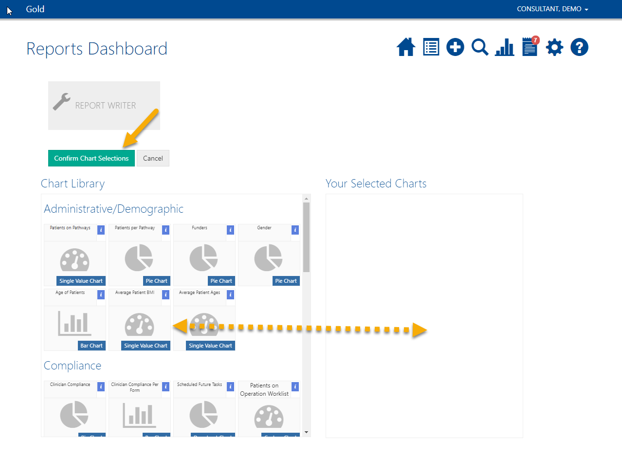 Reporting – Amplitude Clinical Outcomes