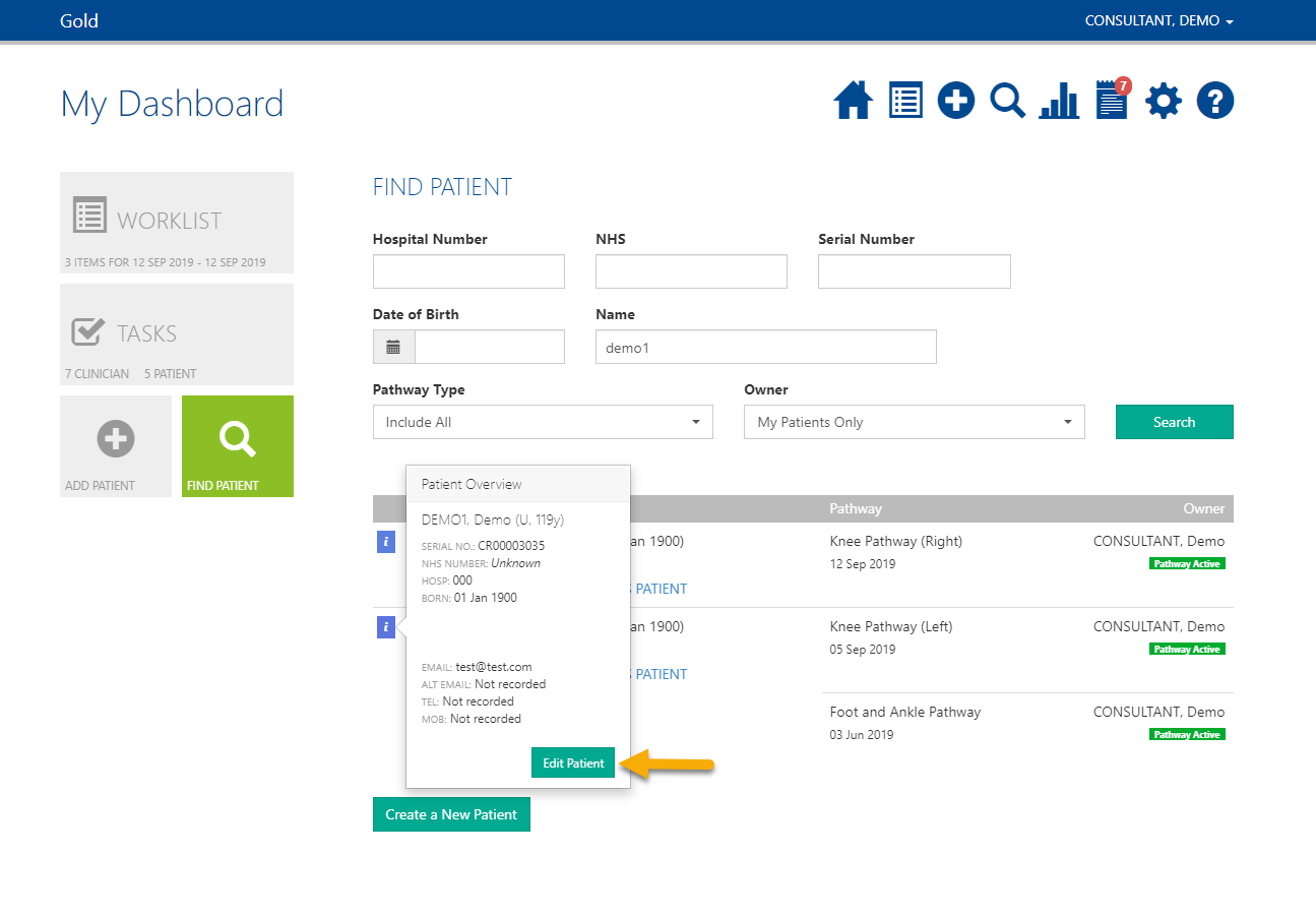 Patient Portal – Amplitude Clinical Outcomes